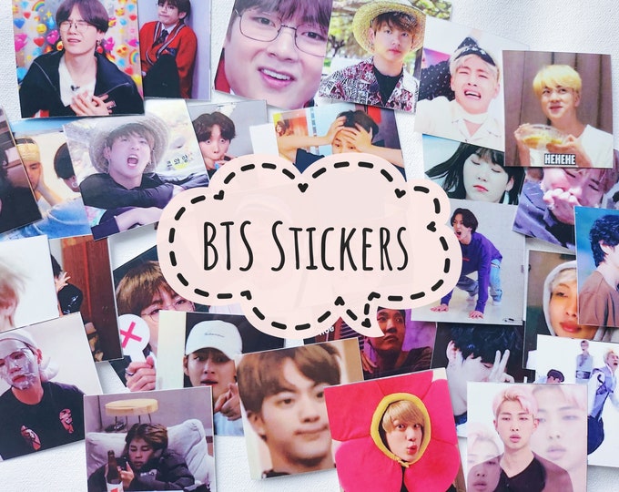 BTS Stickers, Kpop Stickers | Run Bts Meme Stickers,waster Resistant ...