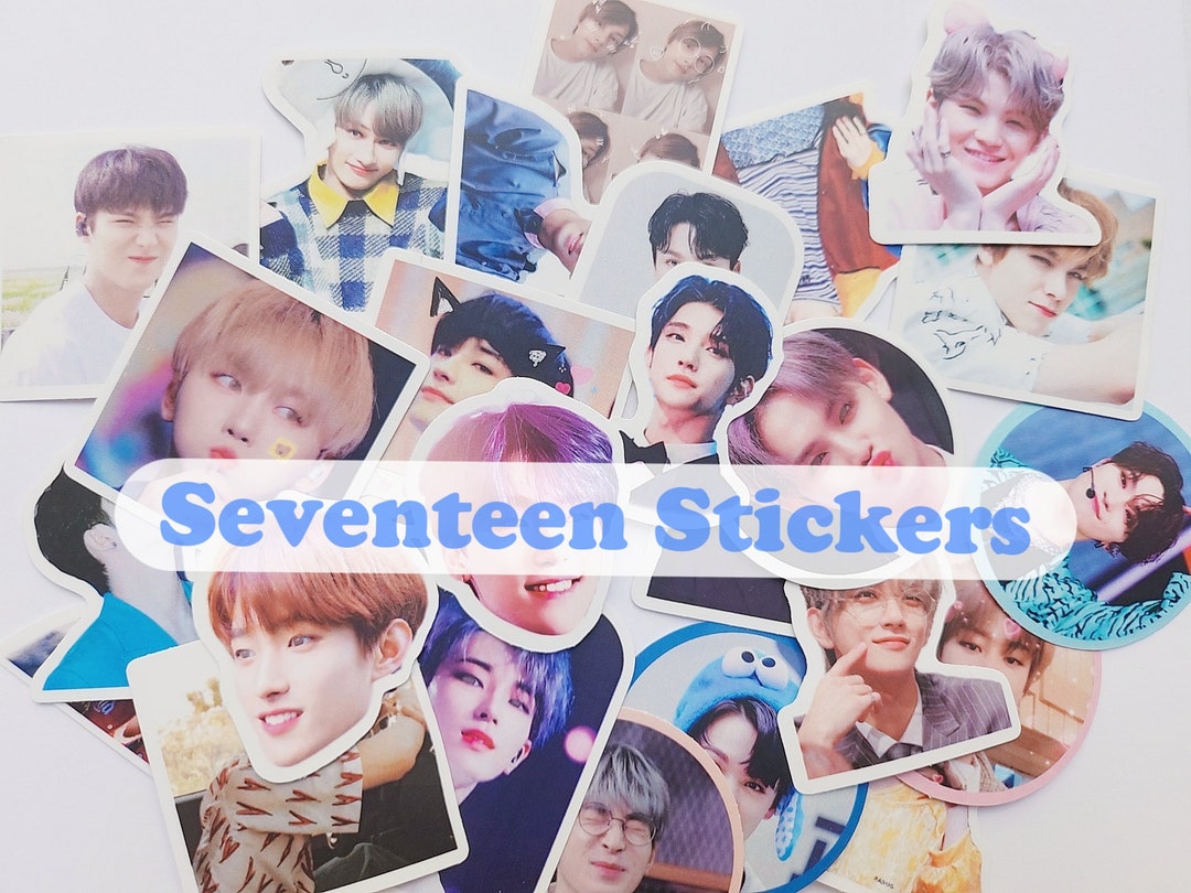 SEVENTEEN Stickers, Kpop Die Cut Stickers | Kpop Decals | Scoups ...