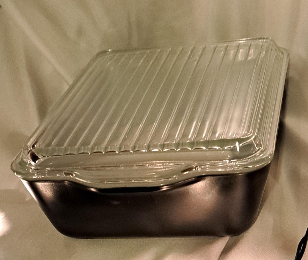 BLACK HTF PYREX Black Rodney Kent Starline Matte Black Refrigerator ...