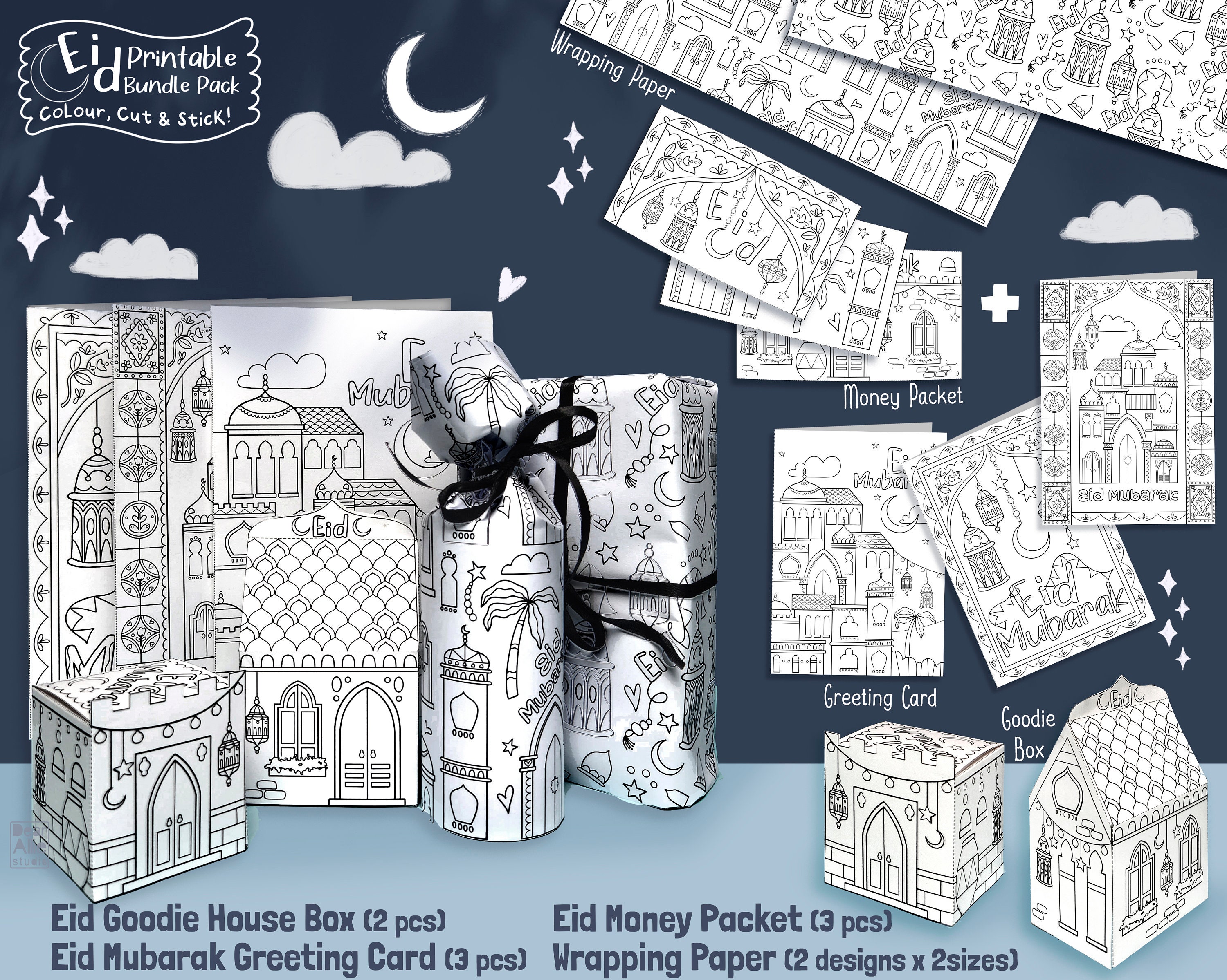 Ramadan and Eid Printable Mega Bundle: Art, Calendar, Tracker (digital ...