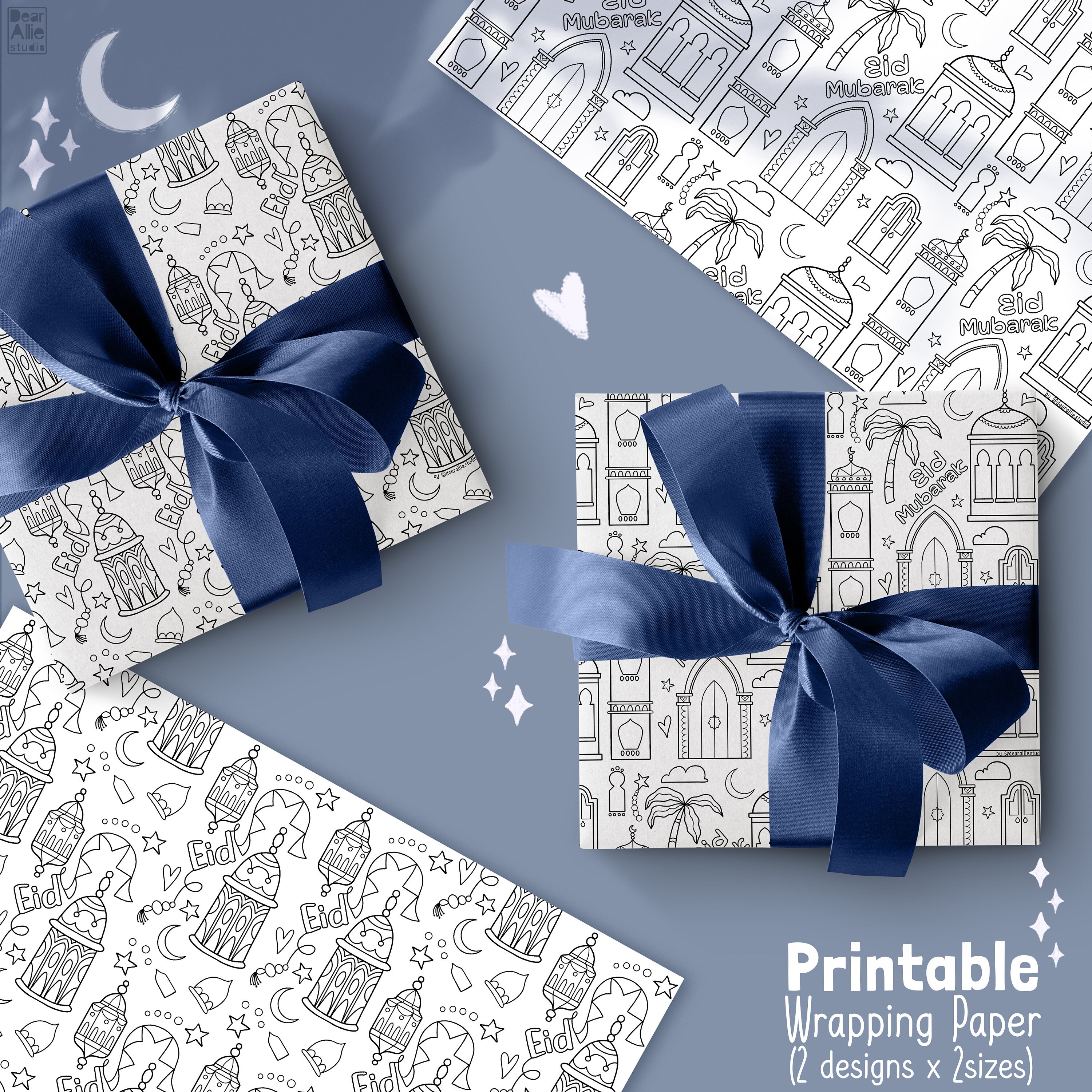 Eid Gift Printable Bundle Pack, Art and Craft Eid Goodie Box, Eid ...