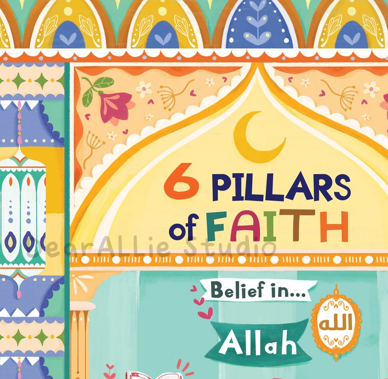 Printable 5 Pillars of Islam | 6 Pillars of Faith | Set of 2 DIGITAL ...