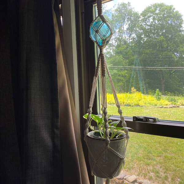 Glass Float Hanger - Etsy