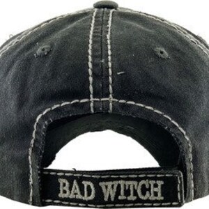 Distressed Bad Witch Baseball Cap Halloween Baseball Cap | Etsy