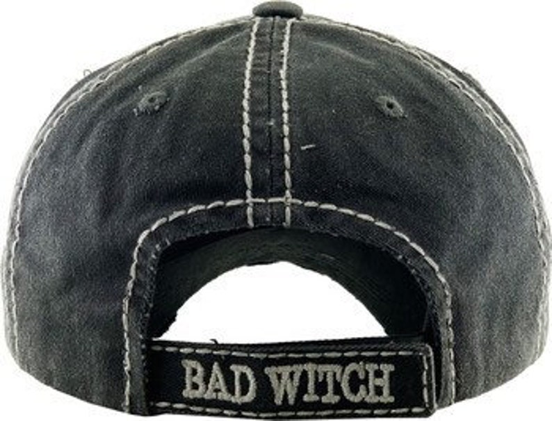 Distressed Bad Witch Baseball Cap Halloween Baseball Cap | Etsy