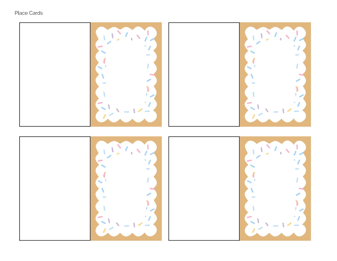 Pop Tart Birthday Printable Pack - Etsy