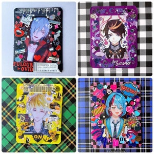 Custom Decorated Toploader Anime Vtuber Manga - Etsy