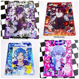 Custom Decorated Toploader | Anime Vtuber Manga Comfort Character - Etsy