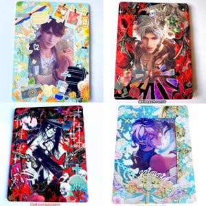 Custom Decorated Toploader | Anime Vtuber Manga Comfort Character - Etsy