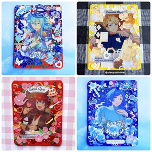 Custom Decorated Toploader | Anime Vtuber Manga Comfort Character - Etsy