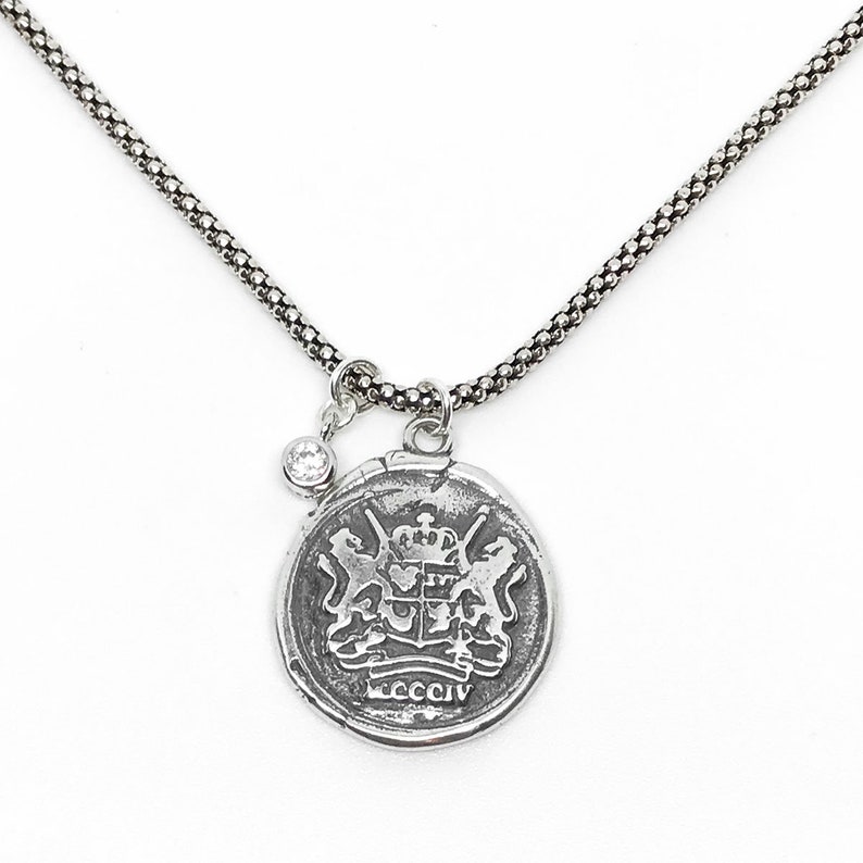 Family Crest Crescent Cuff Links Wax Seal Cuff Links - Etsy