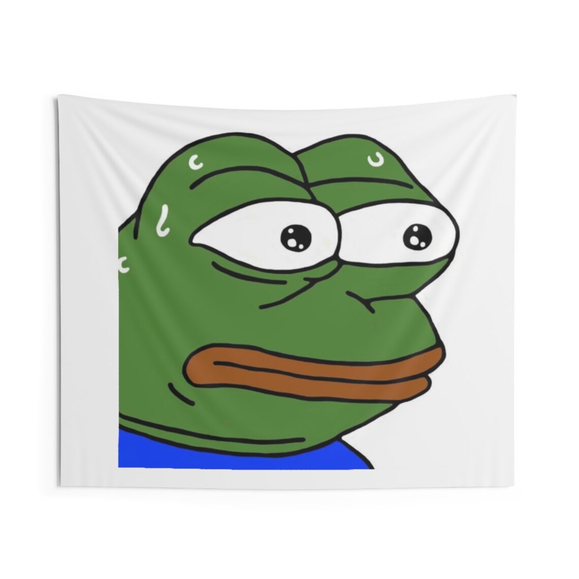 Pepe Meme Wall Tapestry Funny College Dorm Decor Flag | Etsy