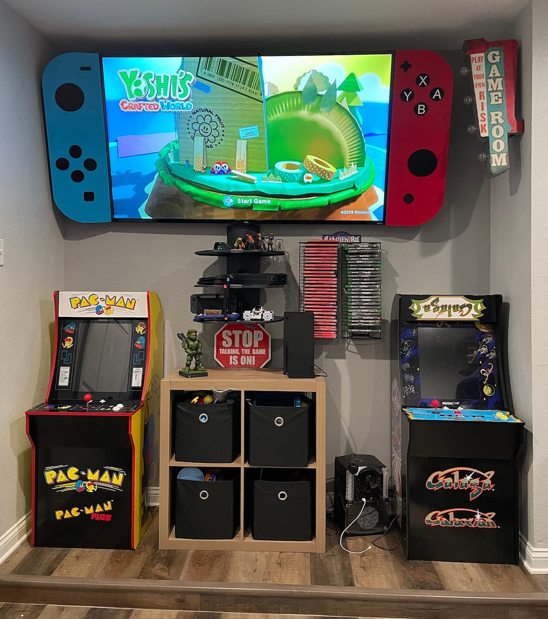 Switch Gaming TV Frame Decor Game Room Video Game Playroom Man - Etsy
