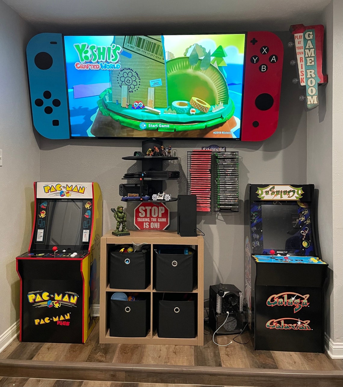 Switch Gaming TV Frame Decor Game Room Video Game Playroom Man - Etsy