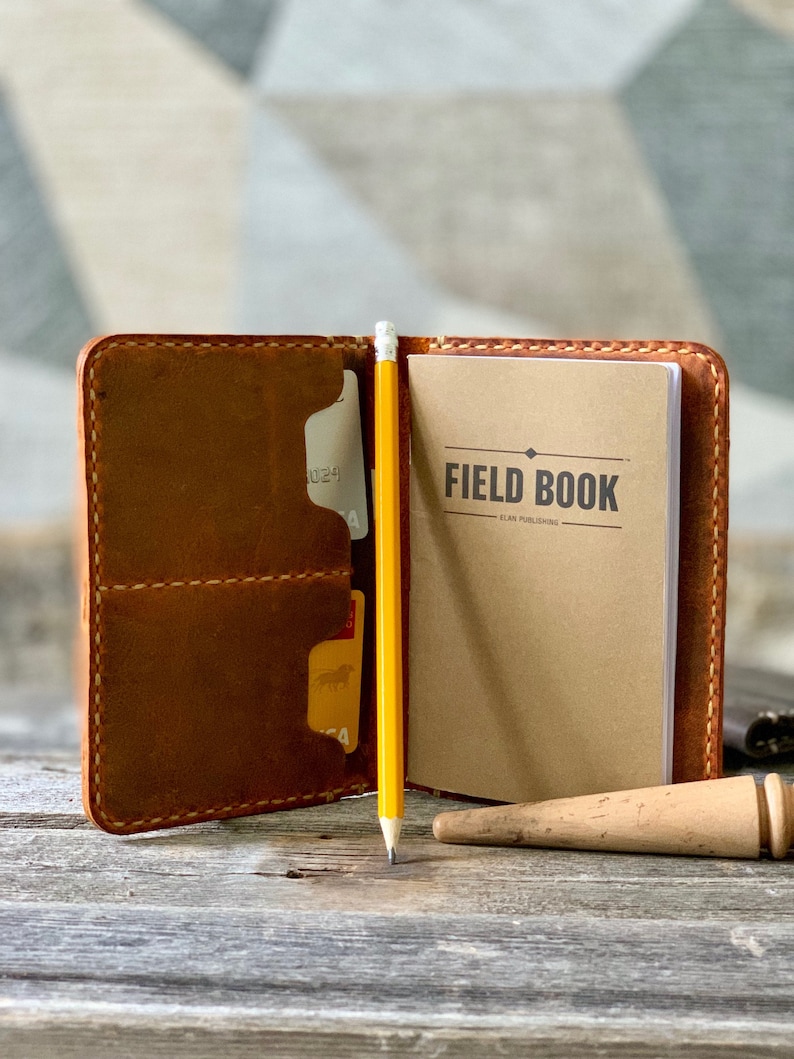 Leather Field Notes Cover Personalized Field Notes Cover | Etsy