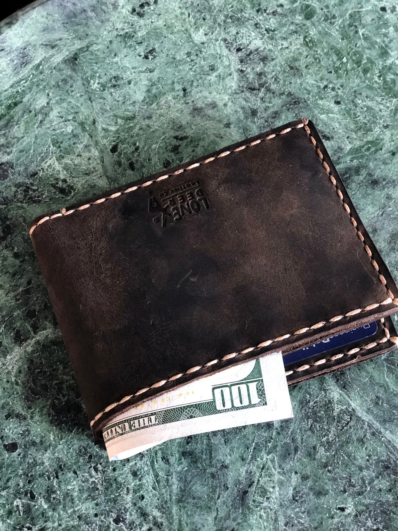 Bifold Wallet Handmade Leather Wallet Leather Personalized | Etsy