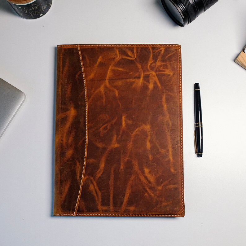 Personalized Leather Journal Case Luxury Leather Notebook | Etsy