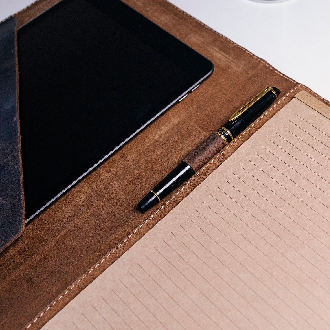Personalized Leather Notebook Flap - Etsy