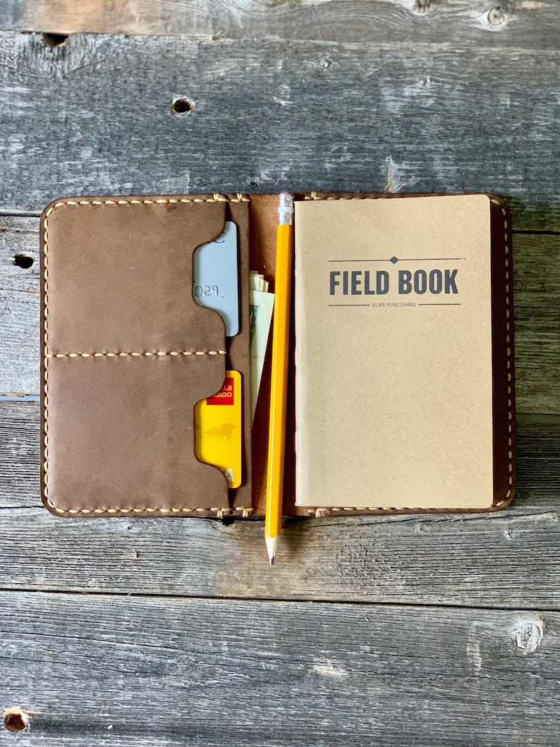 Leather Field Notes Cover Leather Journal/travel Wallet - Etsy