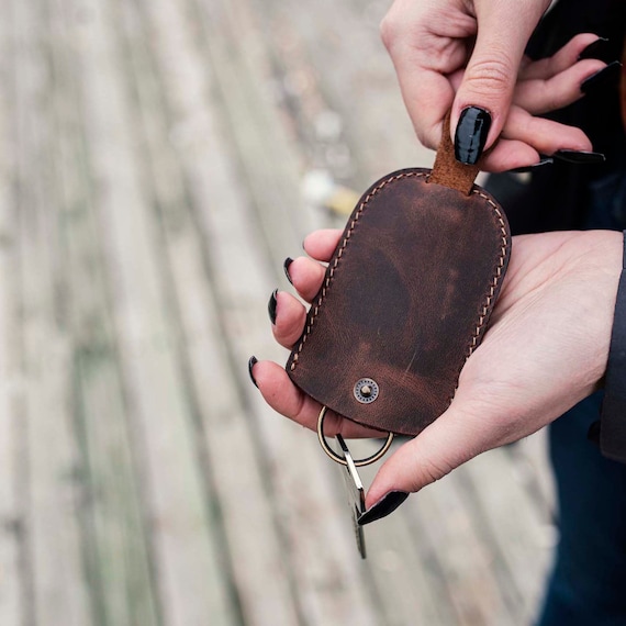 Custom Leather Keychain Personalized Leather Keychain | Etsy