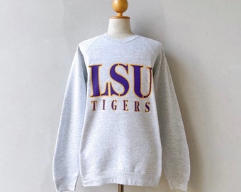 Lsu Vintage Sweater - Etsy