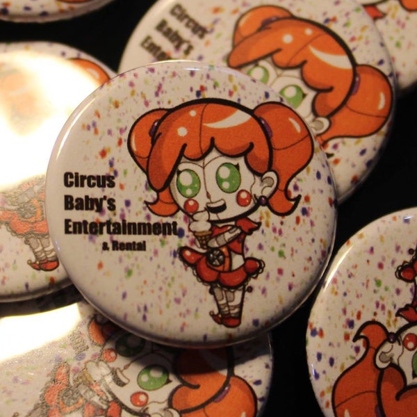 Circus Baby Button - Etsy