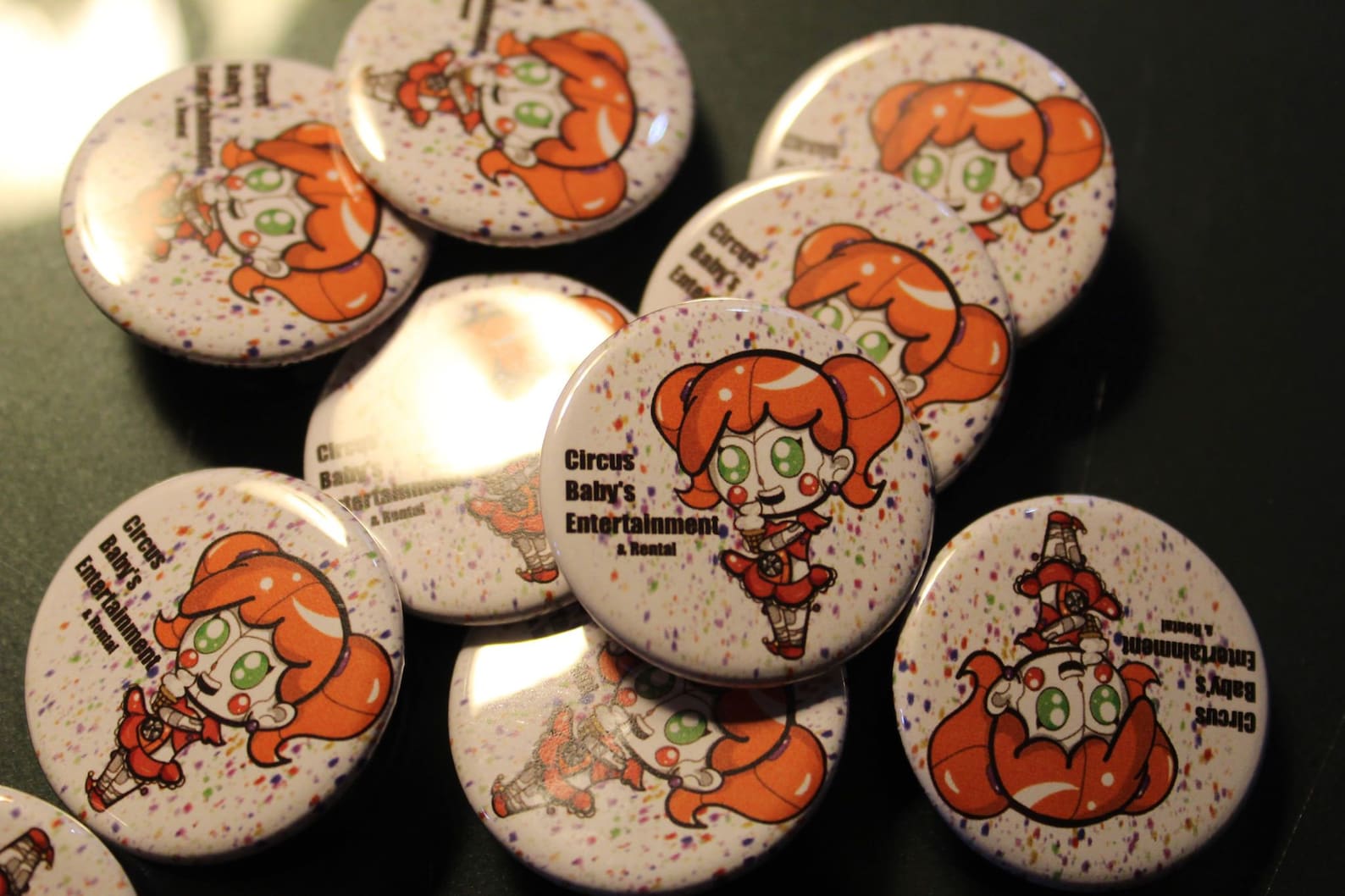 Circus Baby's Entertainment & Rental Button - Etsy