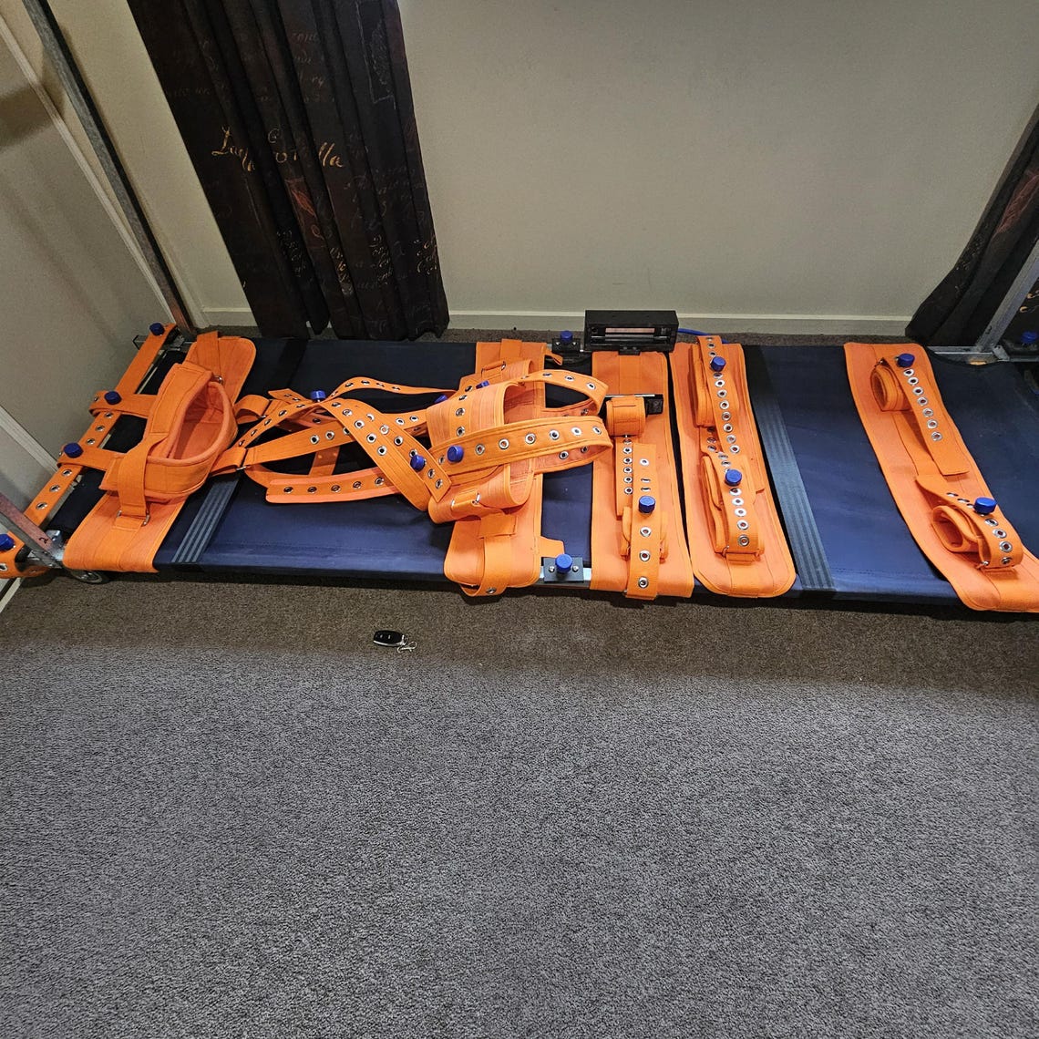 Orange Ultra Realistic Self Bondage Experience Kit Remote Controlled ...