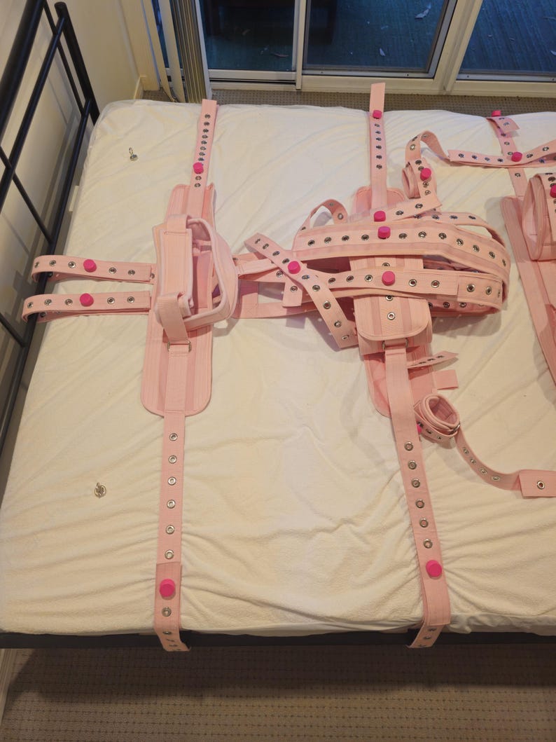 Pink Play Kit Segufix Cuffs Extra Secure Ankle, Thigh, Triple Waist ...
