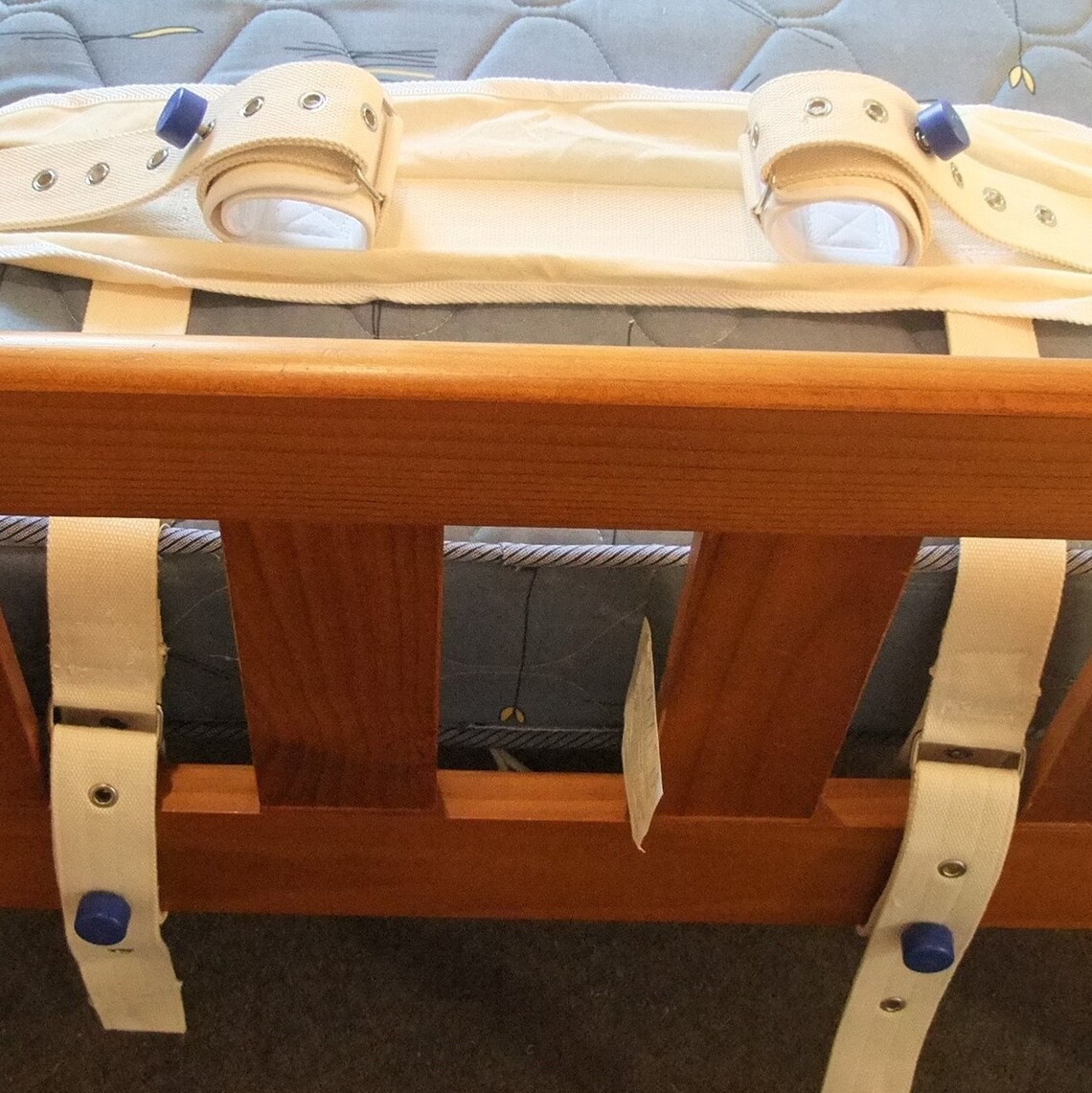 Ankle Restraints extra Strict With 4 Tie Down Points Button Locks - Etsy