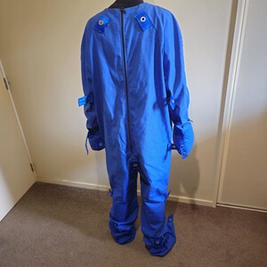 Restraint Suit Key Locking Zips Soft Padded Mitts Tough Fabric Ultra ...