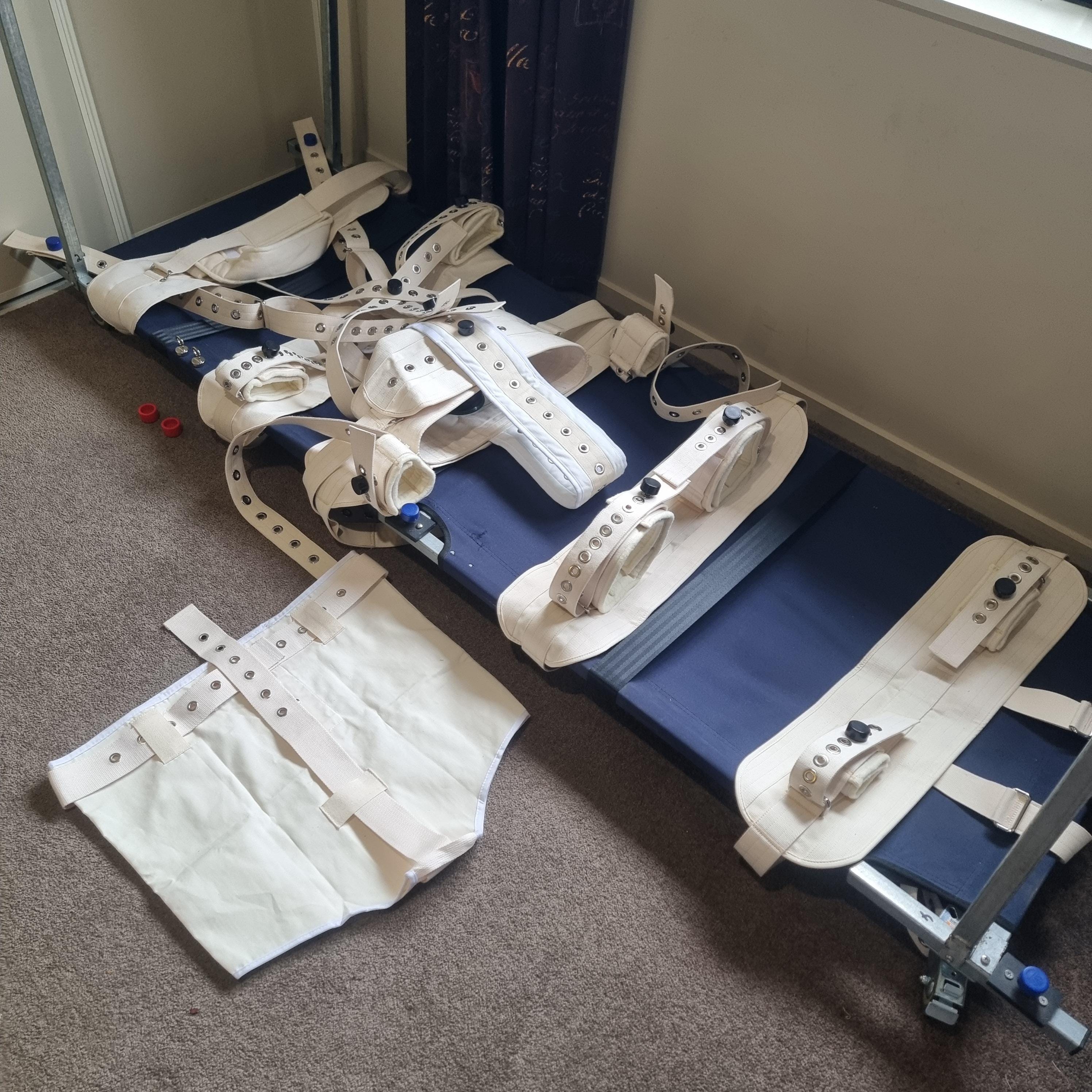 Ultra Quality 15 Point Segufix Bed Restraint Kit Head Shoulder Waist ...