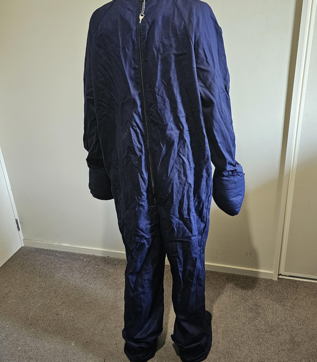 Restraint Suit Key Locking Zips Soft Padded Mitts Tough Fabric Ultra ...