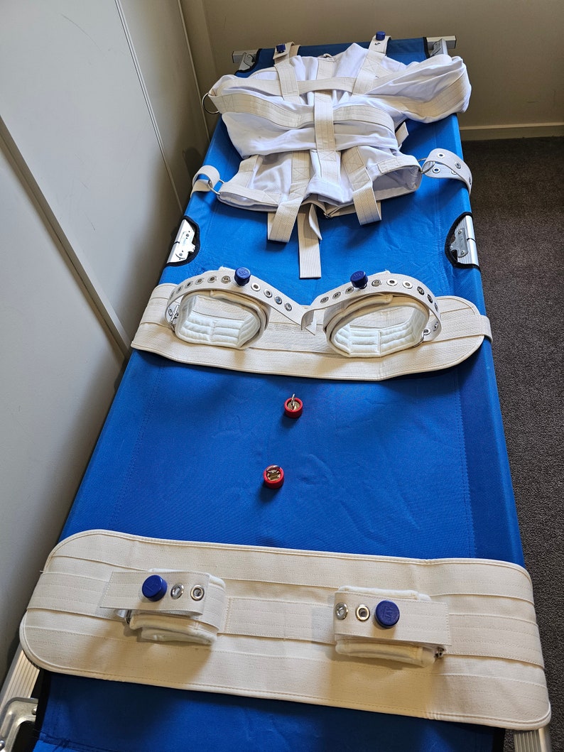Straight Jacket Immobilization Kit, Thigh and Ankle Restraints Included ...