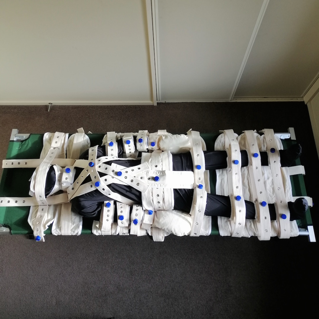 34 Point Segufix Bed Restraint Kit Head Shoulder Waist Crotch Wrist Arm ...