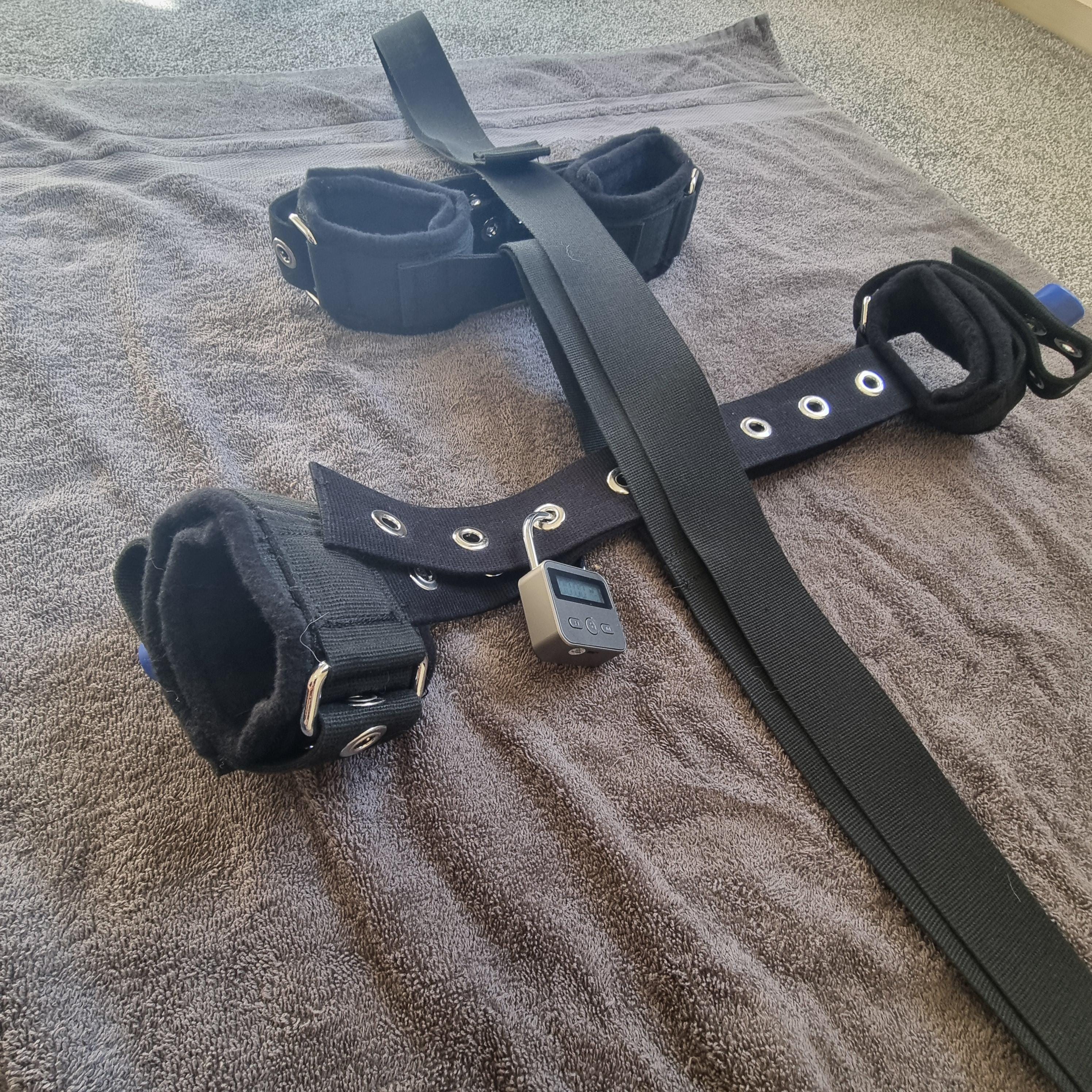 Black Ultra Quality Self Bondage Restraint System Segufix Style Locks ...