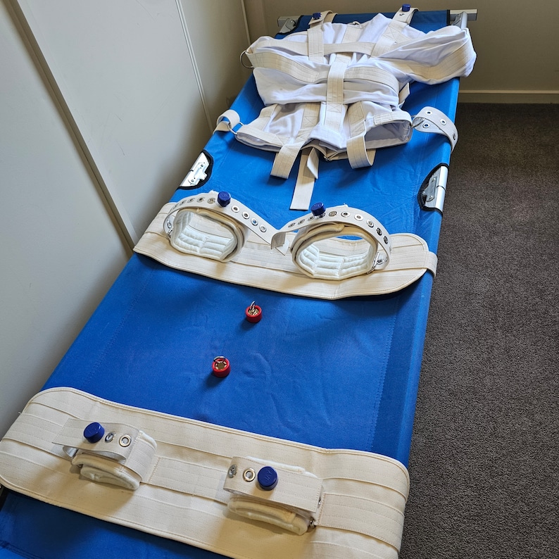Straight Jacket Immobilization Kit, Thigh and Ankle Restraints Included ...