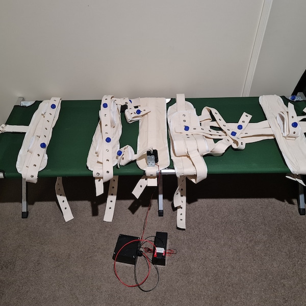 15 Point Segufix Bed Restraint Kit Head Shoulder Waist Crotch Wrist Arm ...