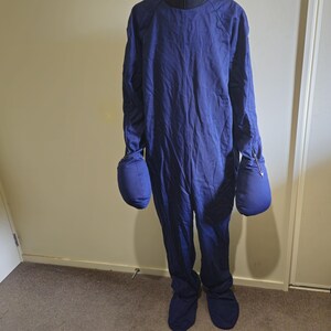 Restraint Suit Key Locking Zips Soft Padded Mitts Tough Fabric Ultra ...