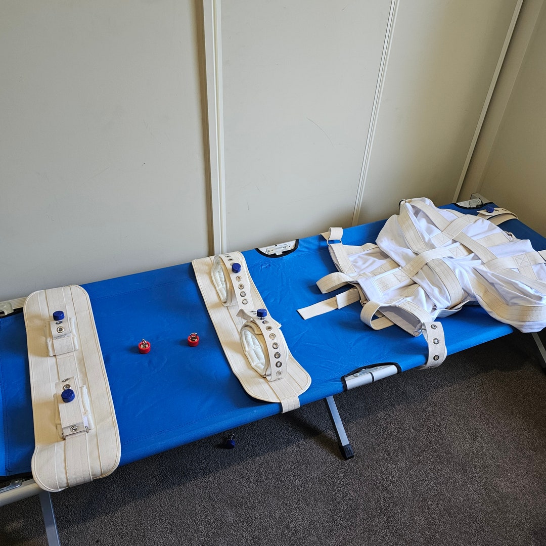 Straight Jacket Immobilization Kit, Thigh and Ankle Restraints Included ...