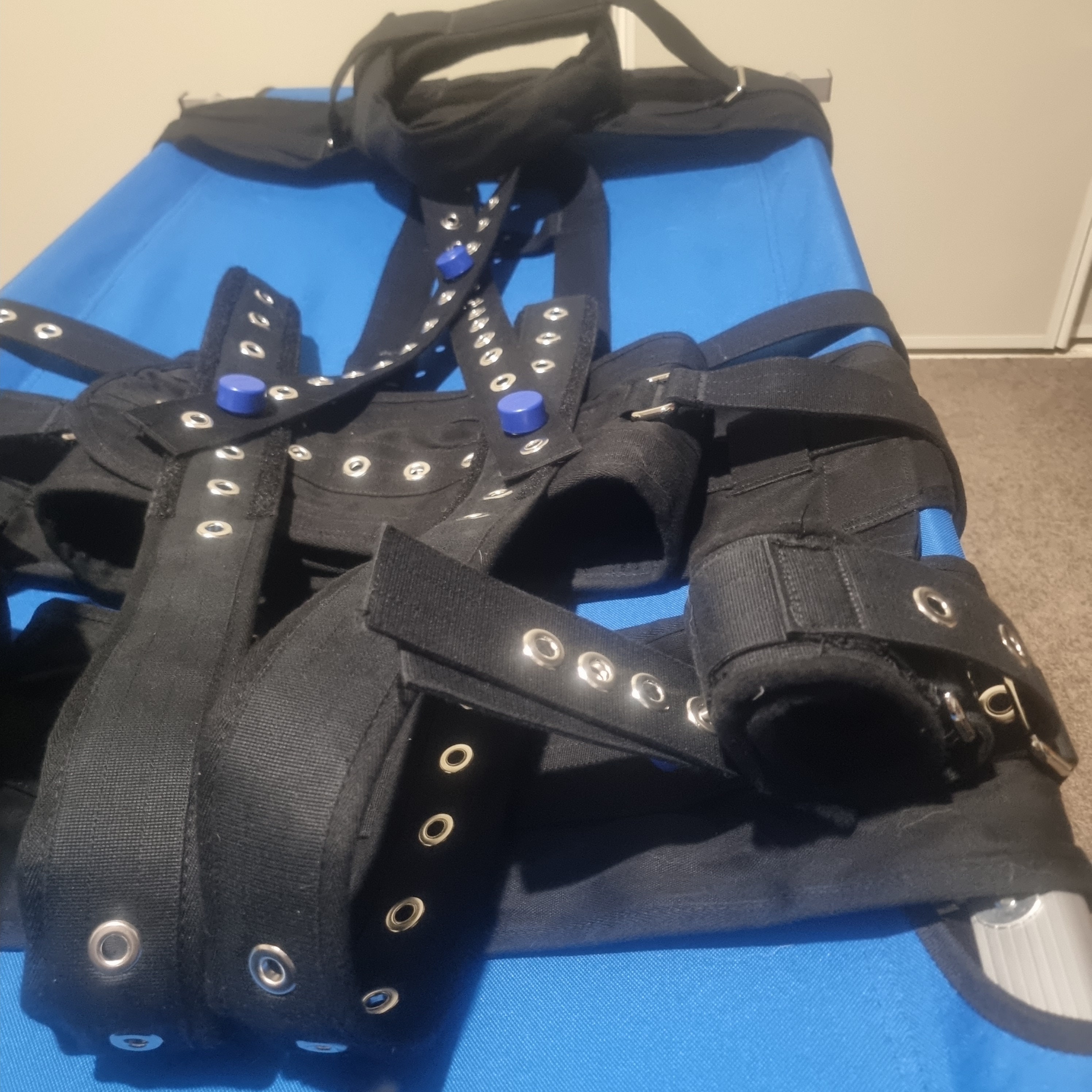 Black Ultra Realistic Self Bondage Experience Kit Remote Controlled ...