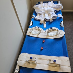 Straight Jacket Immobilization Kit, Thigh and Ankle Restraints Included ...