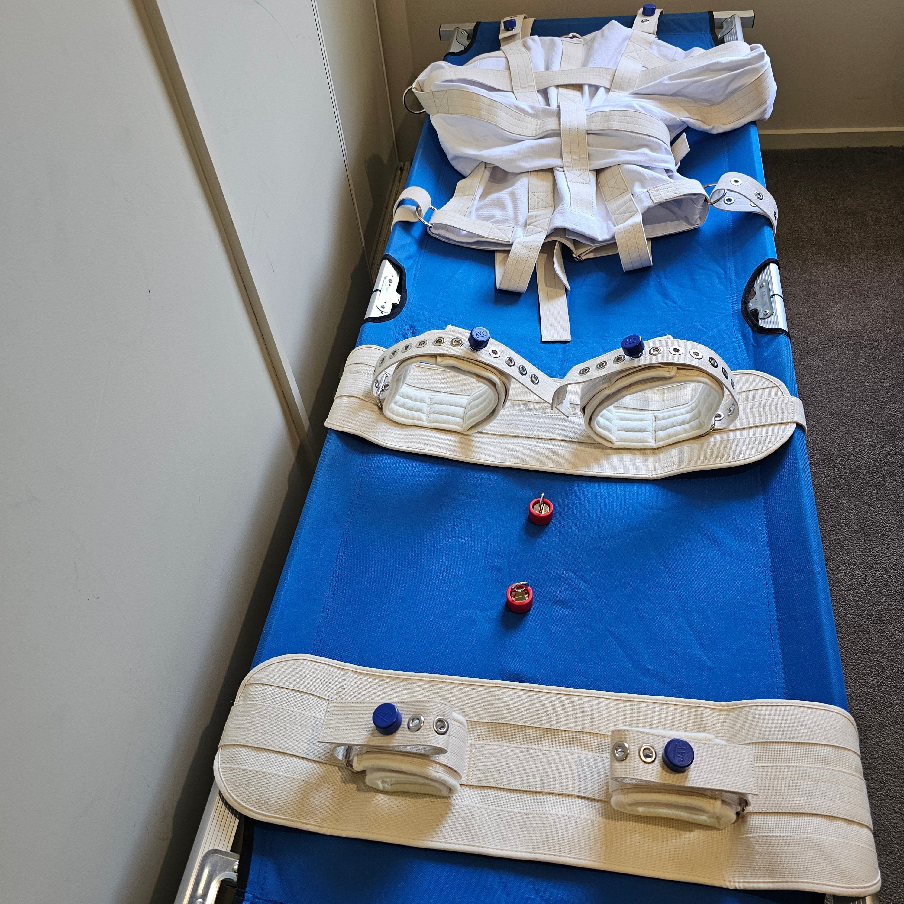 Straight Jacket Immobilization Kit, Thigh and Ankle Restraints Included ...