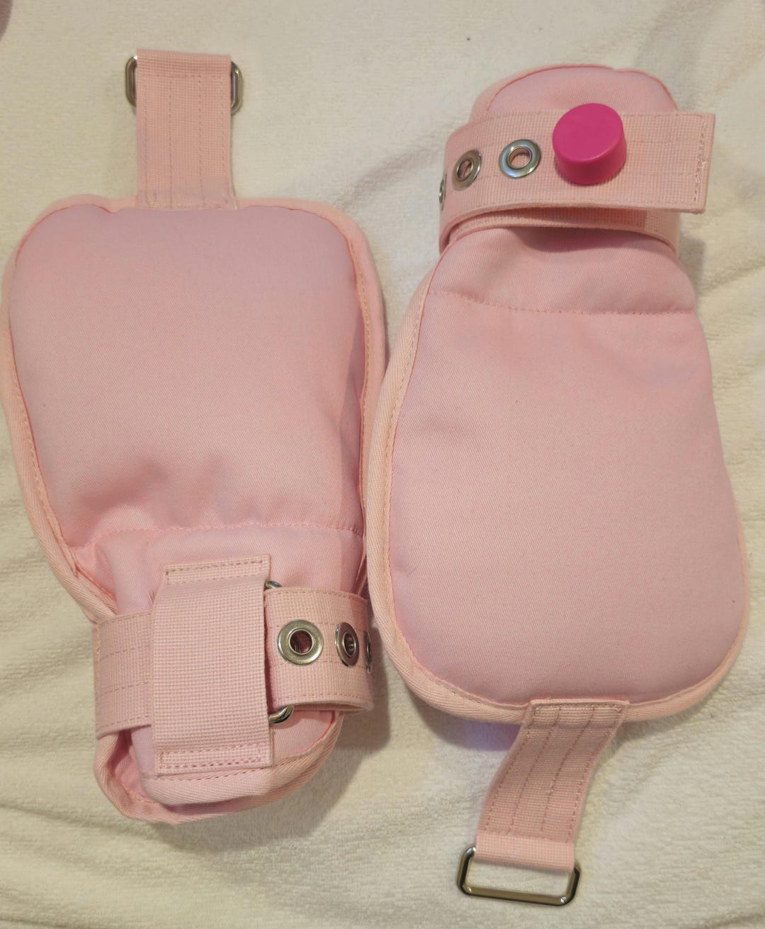 Pink Soft Padded Segufix Style Locking Mittens - Etsy