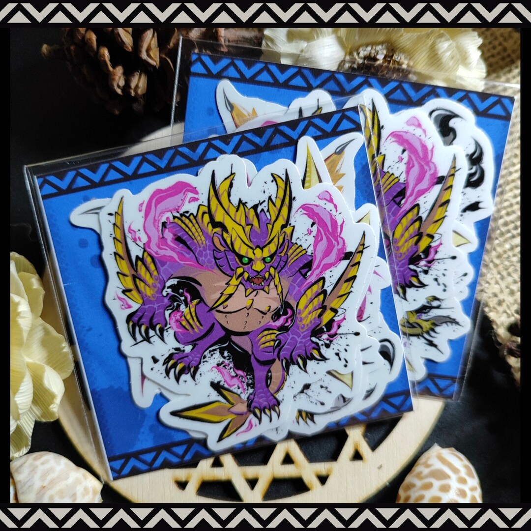 Monster Hunter Rise and Sunbreak Monsters Vynil Sticker Set - Etsy