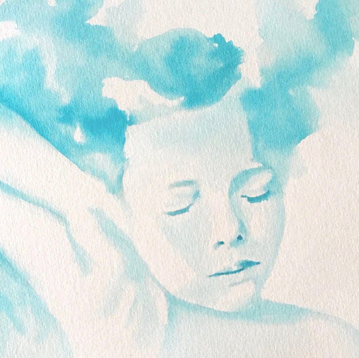 Print Watercolor Paper 300 Gr-blue - Etsy