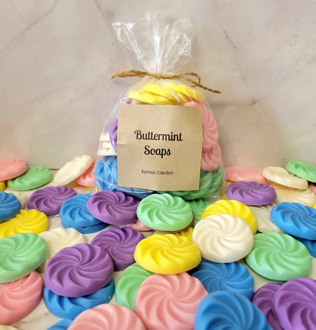 Buttermint Soap - 3.5oz - Mini Soaps - Wedding Mints - Guest Soap ...