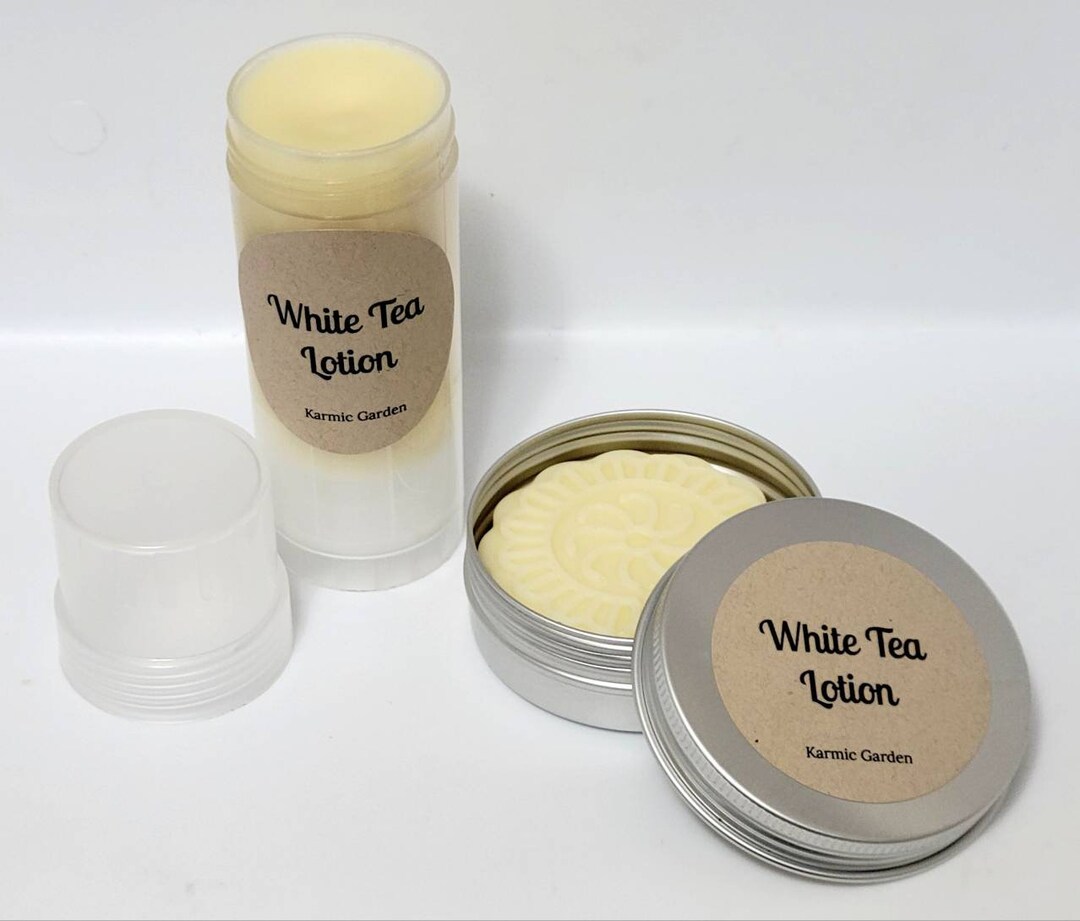 White Tea - Lotion - Bar - Lotion Stick - Travel Size - Soothe - Soften ...