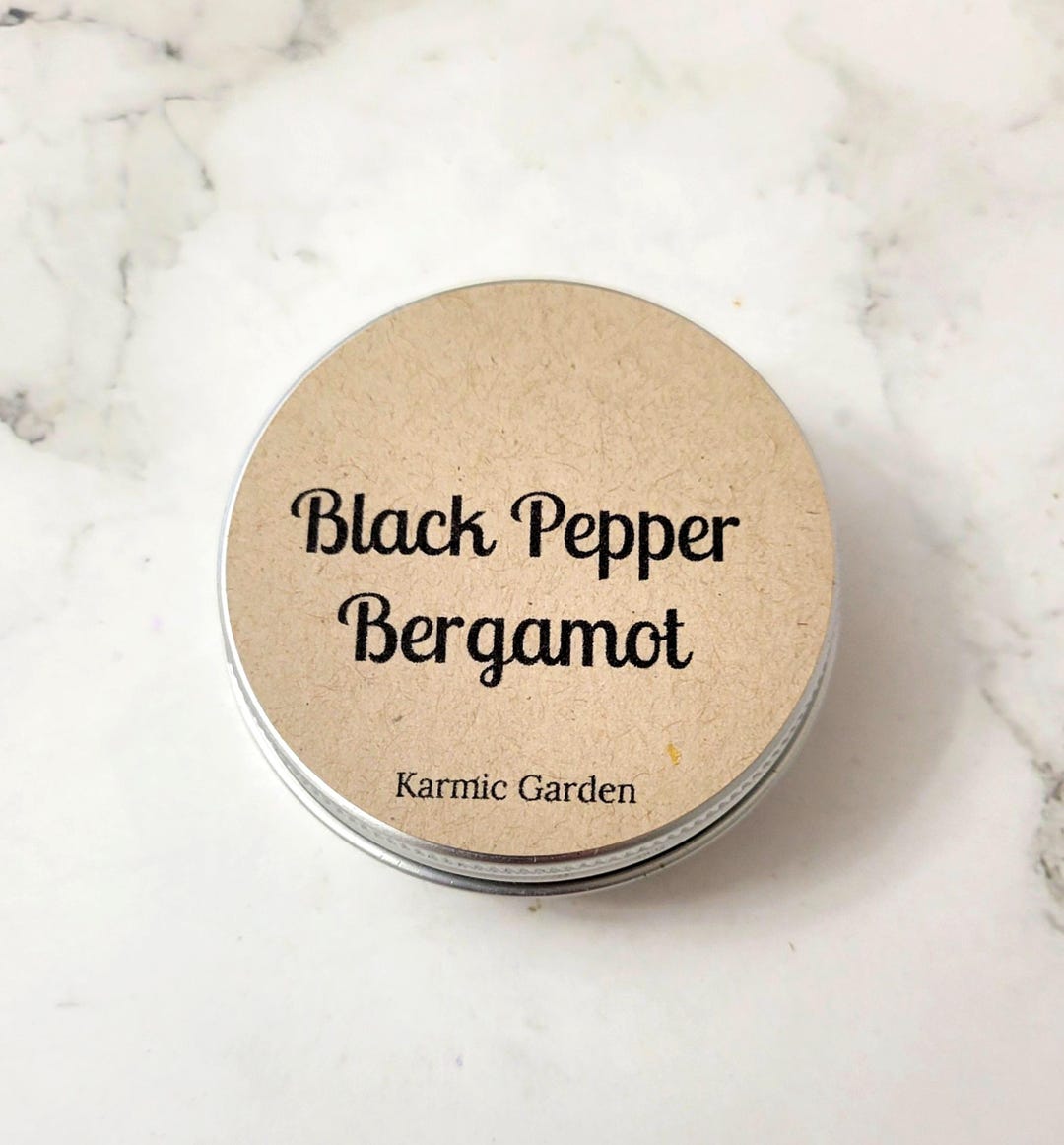 Bergamot and Black Pepper - Solid Fragrance - Etsy