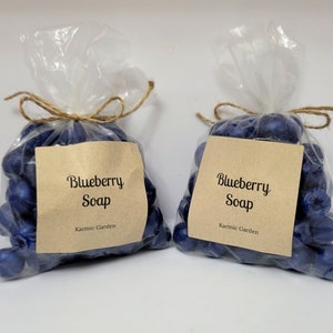 Blueberry Soap - Mini Soaps - Blueberries - Embeds - 3.50oz - Etsy